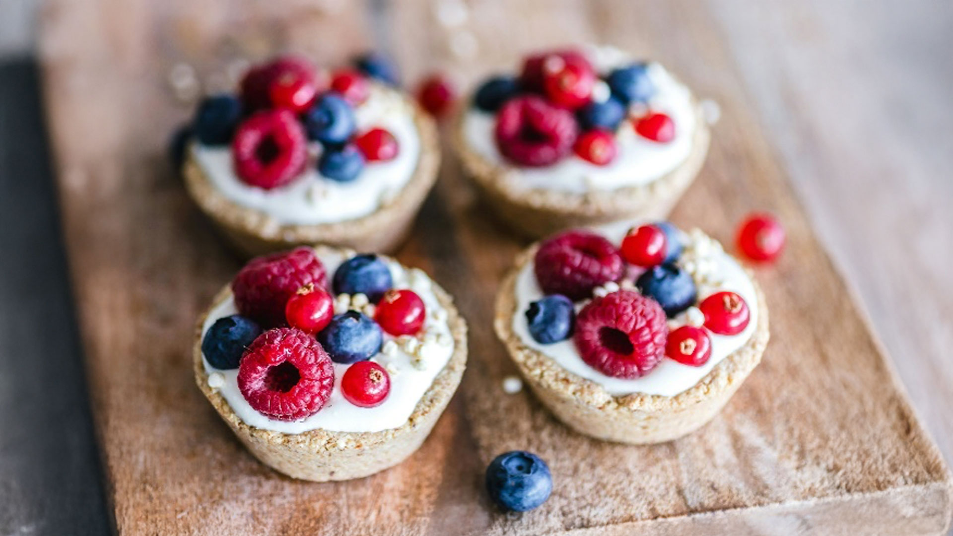 Tartelettes sans cuisson fruits rouges et petits beurres Védère ...